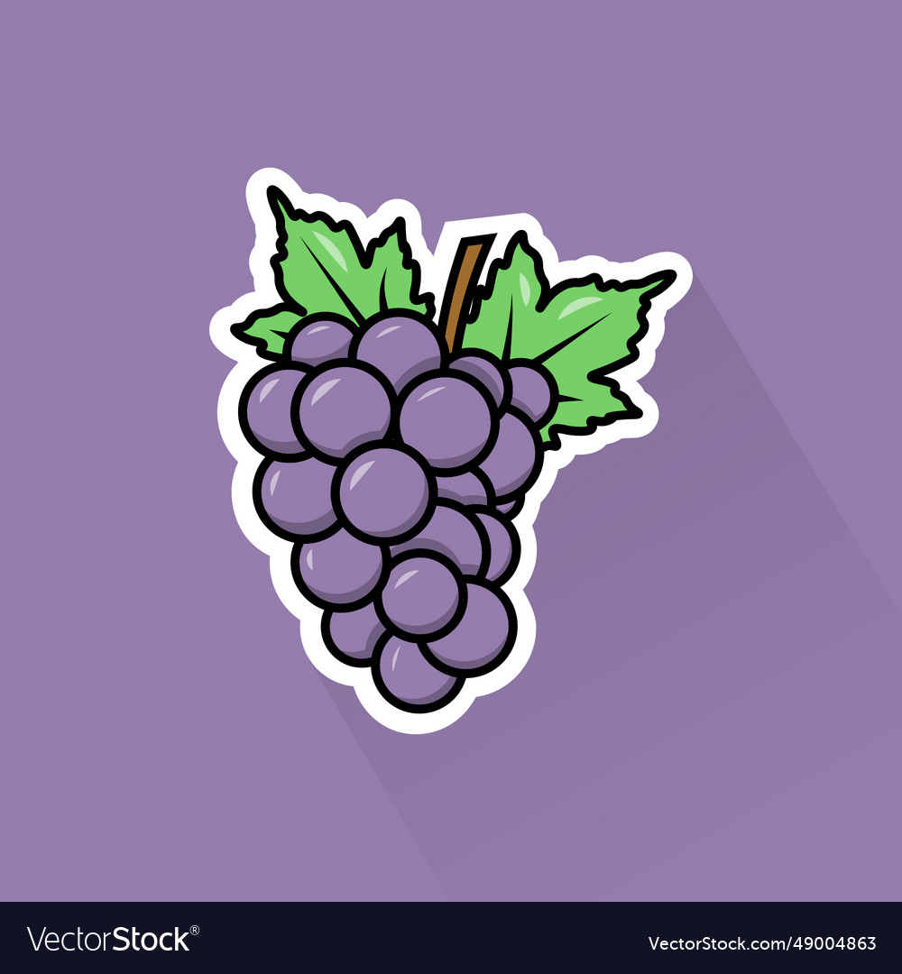Grape Royalty Free Vector Image - VectorStock
