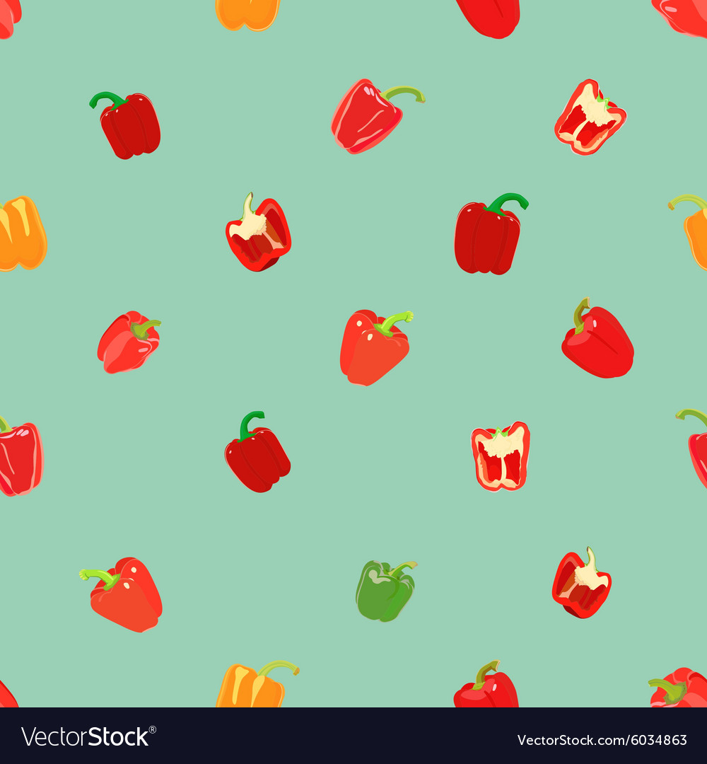 Pepper pattern Royalty Free Vector Image - VectorStock