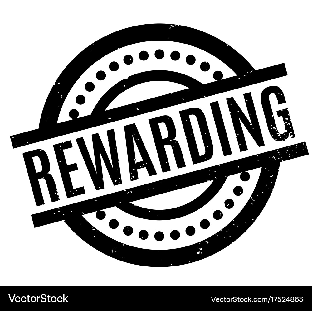 Rewarding rubber stamp Royalty Free Vector Image