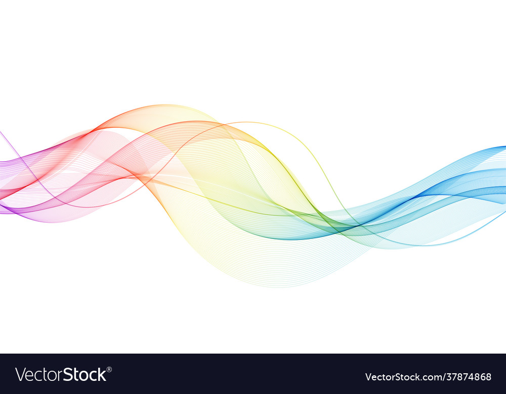 Abstract colorful flowing wave lines Royalty Free Vector Abstract colorful flowing wave lines Royalty Free Vector