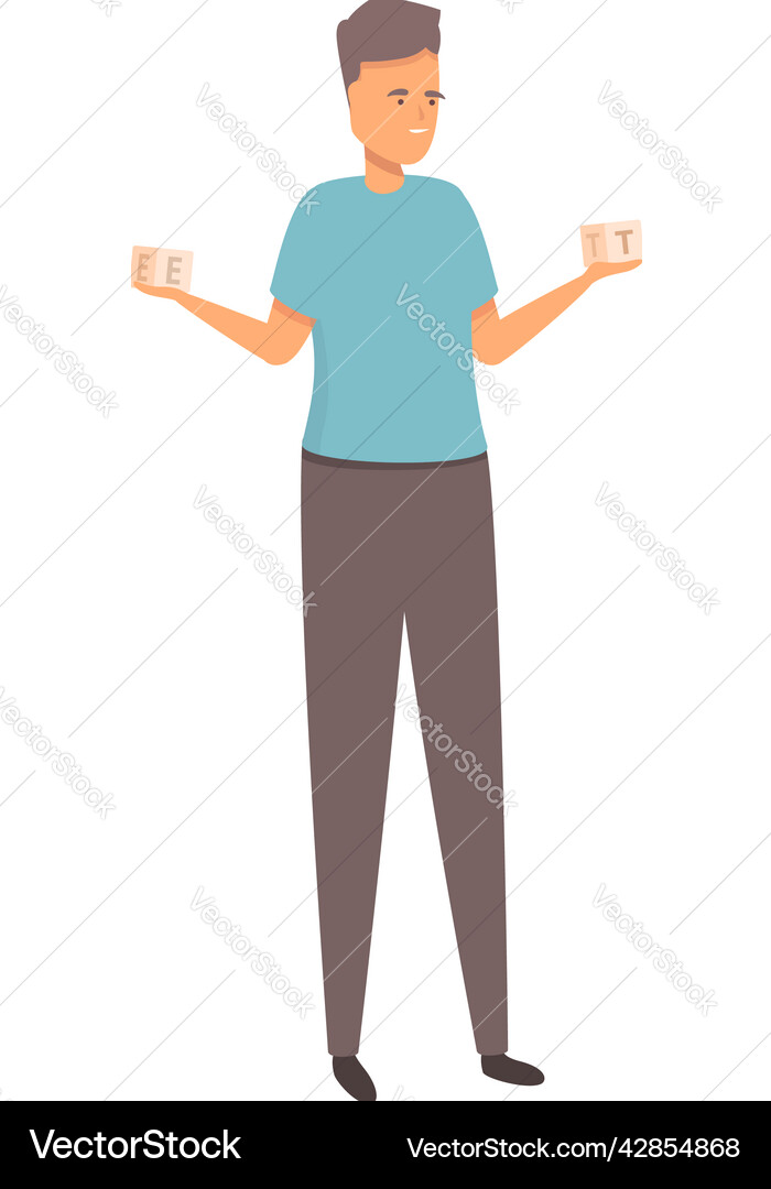 Pedagogy icon cartoon language therapist Vector Image