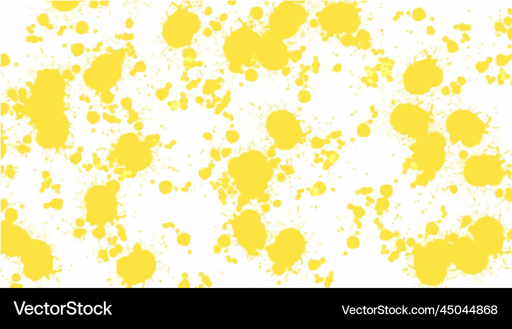 Yellow watercolor background for your design Vector Image