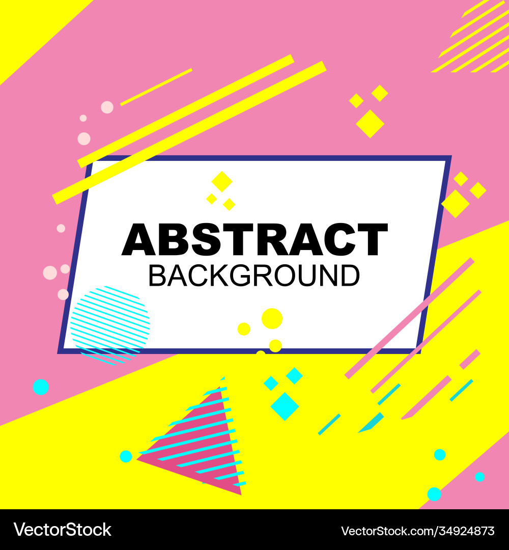 Abstract background in pink and yellow Royalty Free Vector