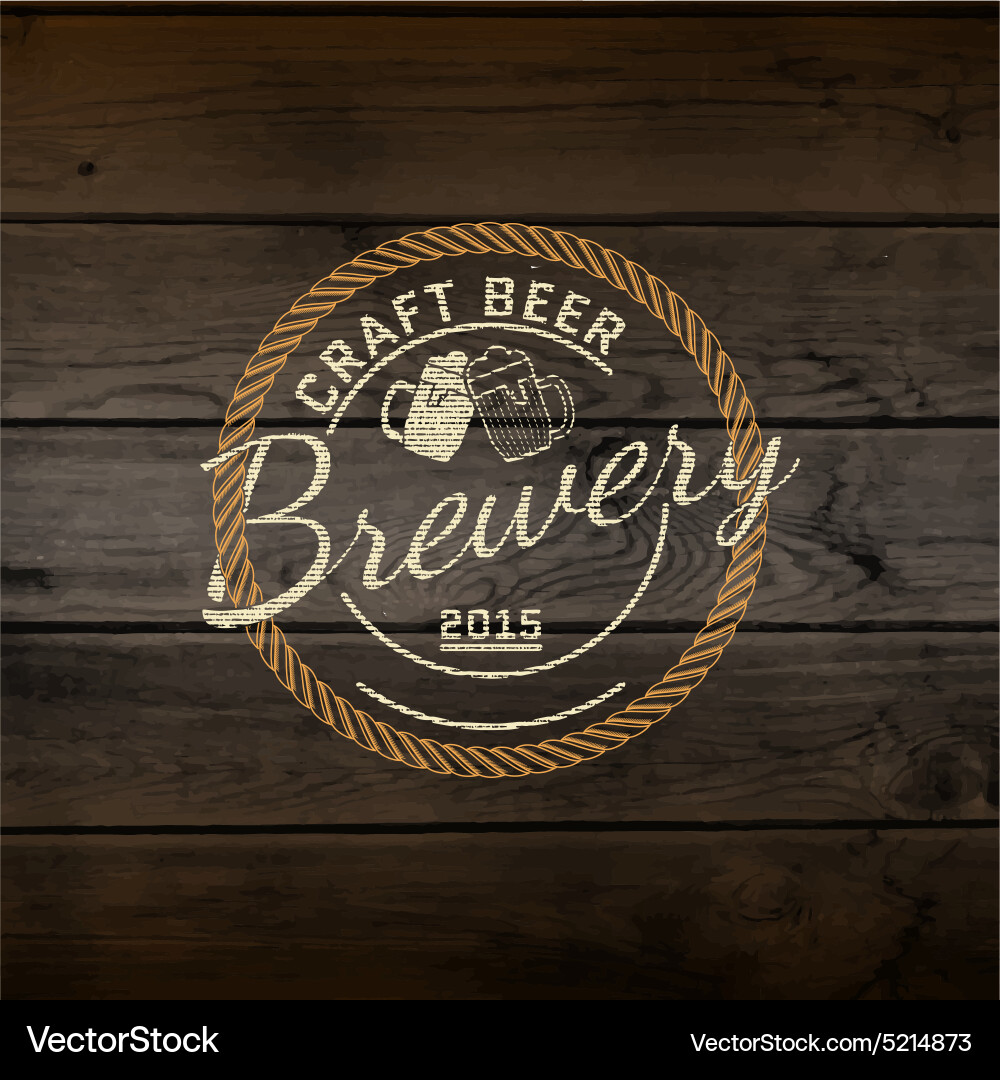 Brewery badges logos and labels for any use Vector Image