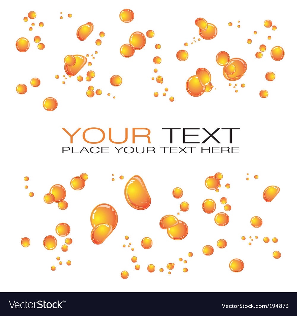 Bubbles background Royalty Free Vector Image - VectorStock