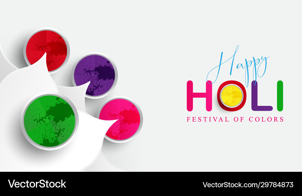 Holi-festival colors Royalty Free Vector Image
