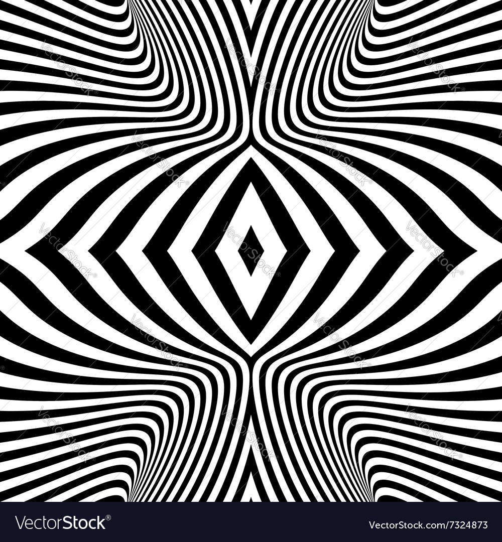 Pattern with optical abstract background Vector Image