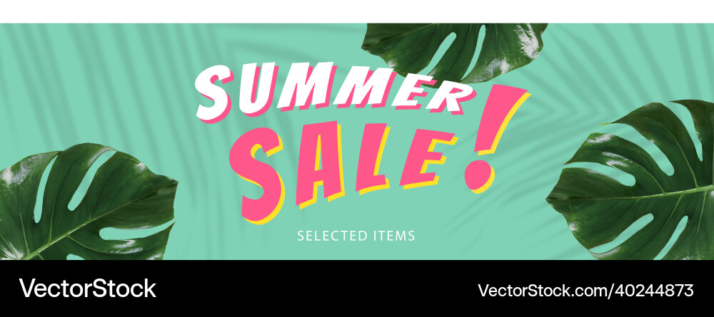 Summer sale promotion advertisement Royalty Free Vector
