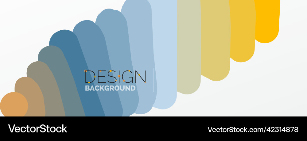 Background colorful shapes template wallpaper Vector Image