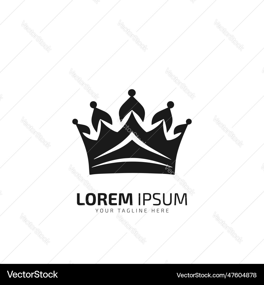 King Crown Logo Icon Neon King Queen Crown Animated King