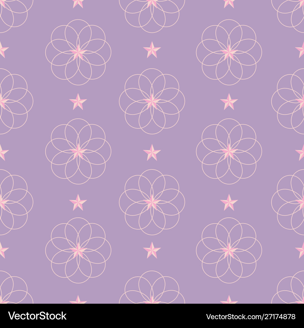Lucky symbols collection background seamless Vector Image