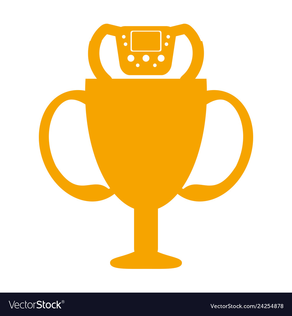 Racing chmapionship trophy cup Royalty Free Vector Image
