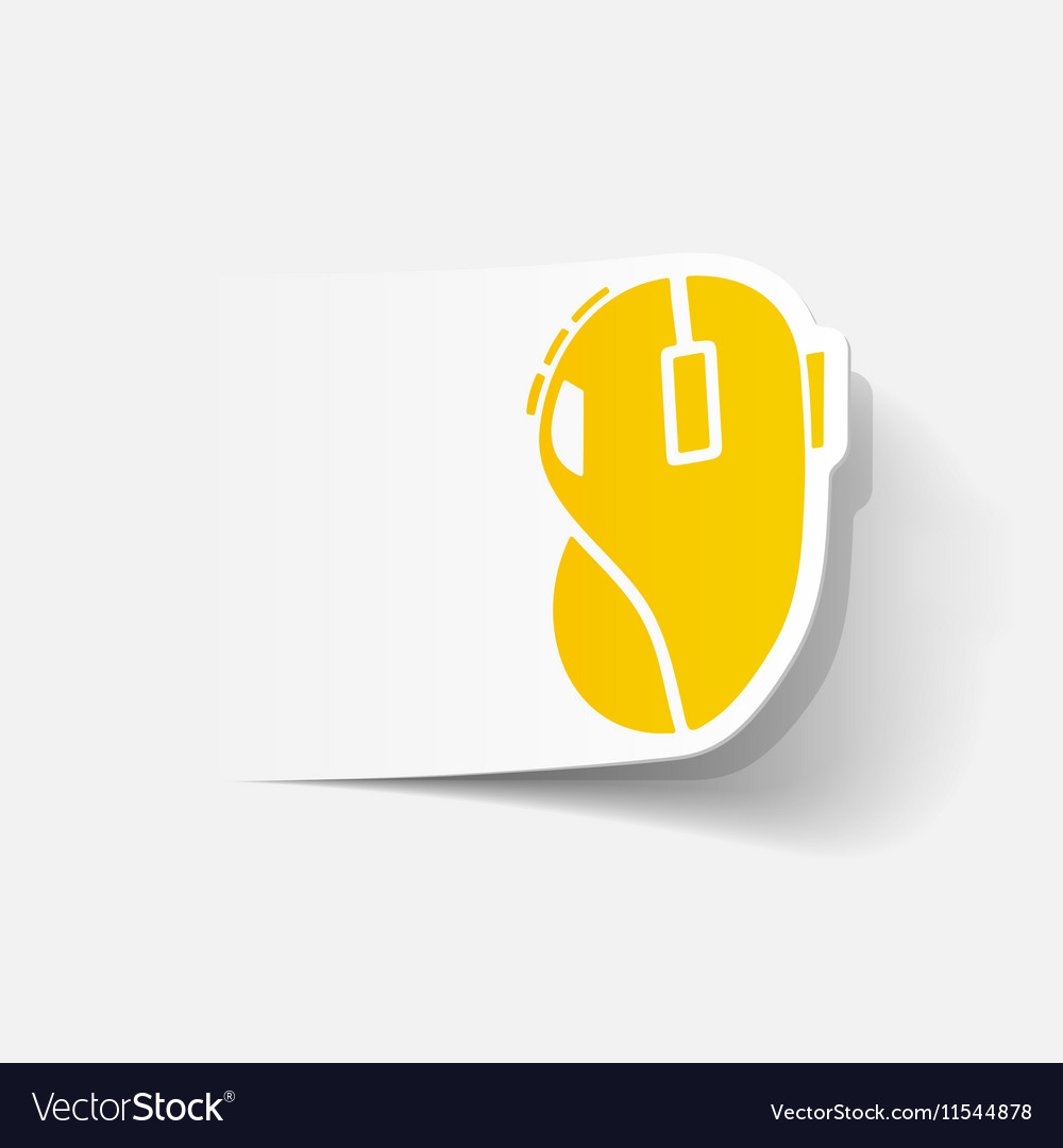 Realistic design element computer mouse Royalty Free Vector