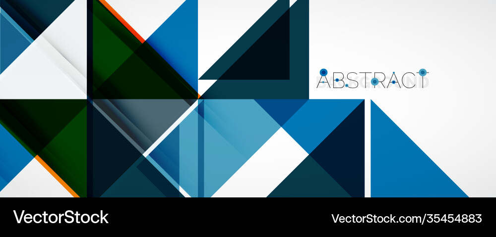 Geometric abstract background techno color Vector Image