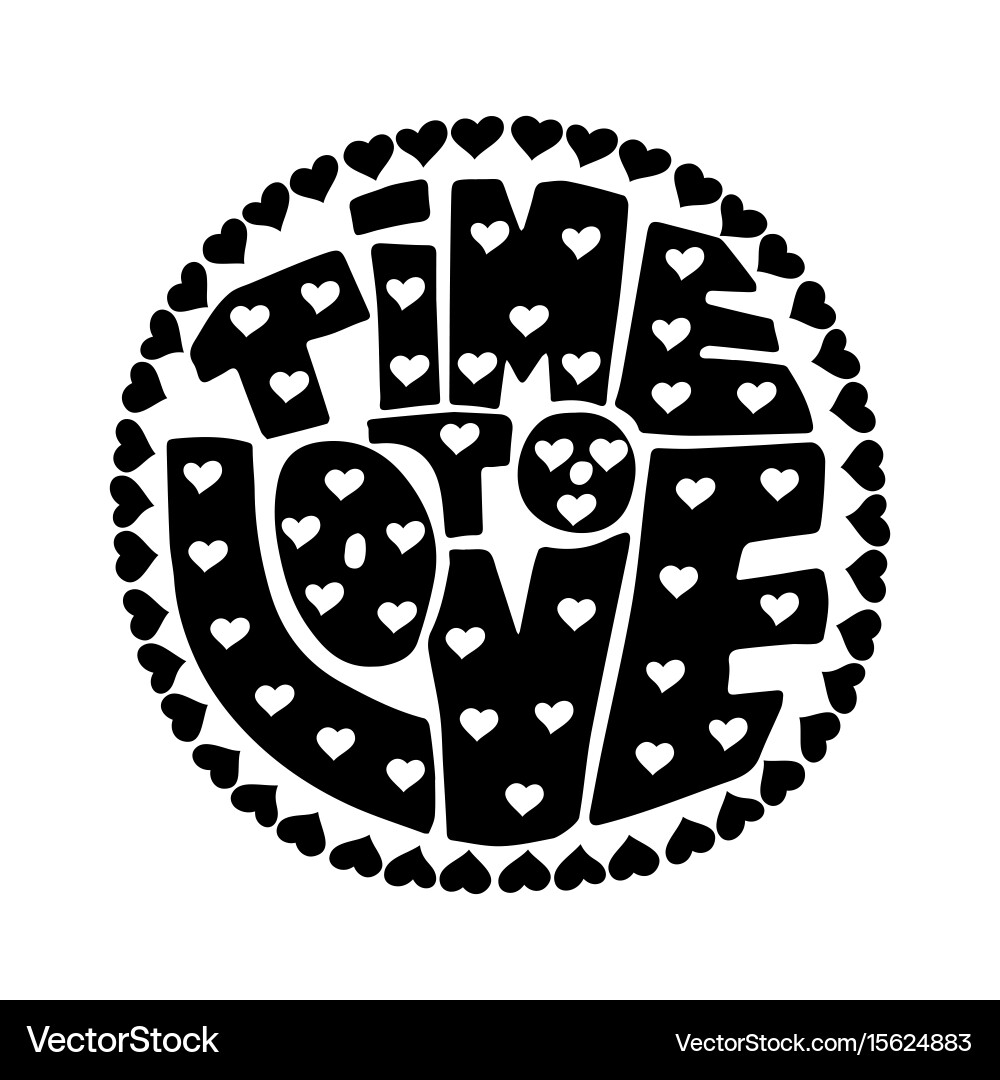 Lettering summer card handdrawn positive Vector Image