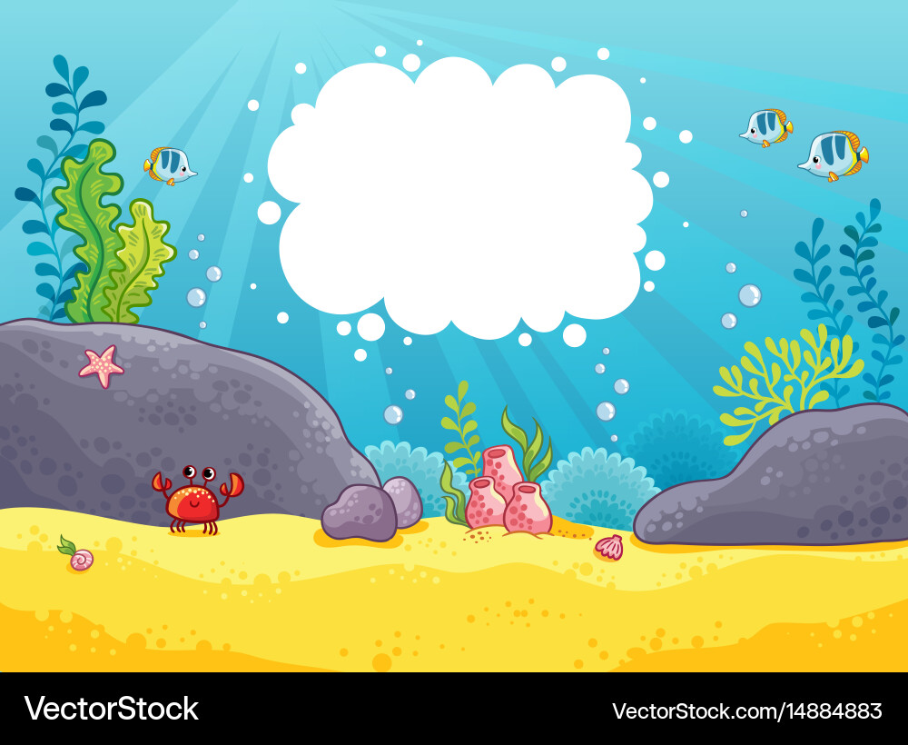 Sea background Royalty Free Vector Image - VectorStock