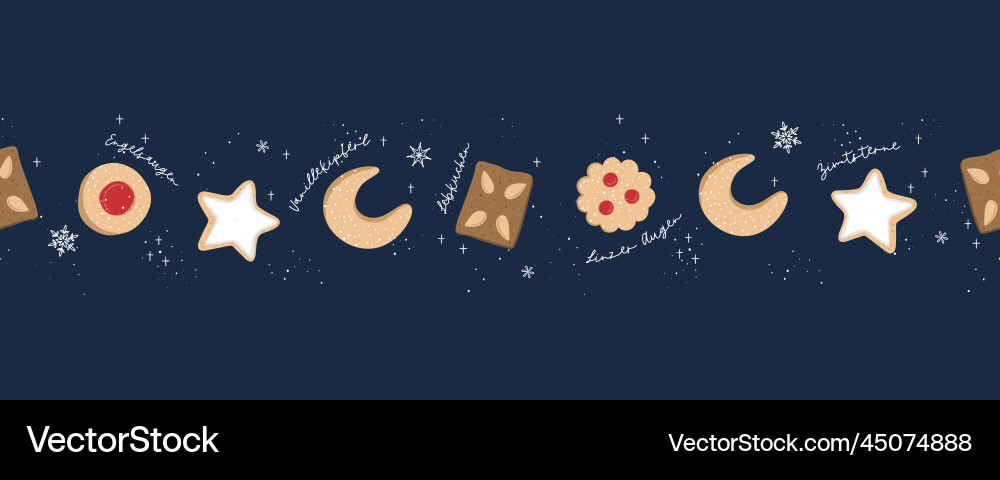 Cute hand drawn traditional austrian and german Vector Image