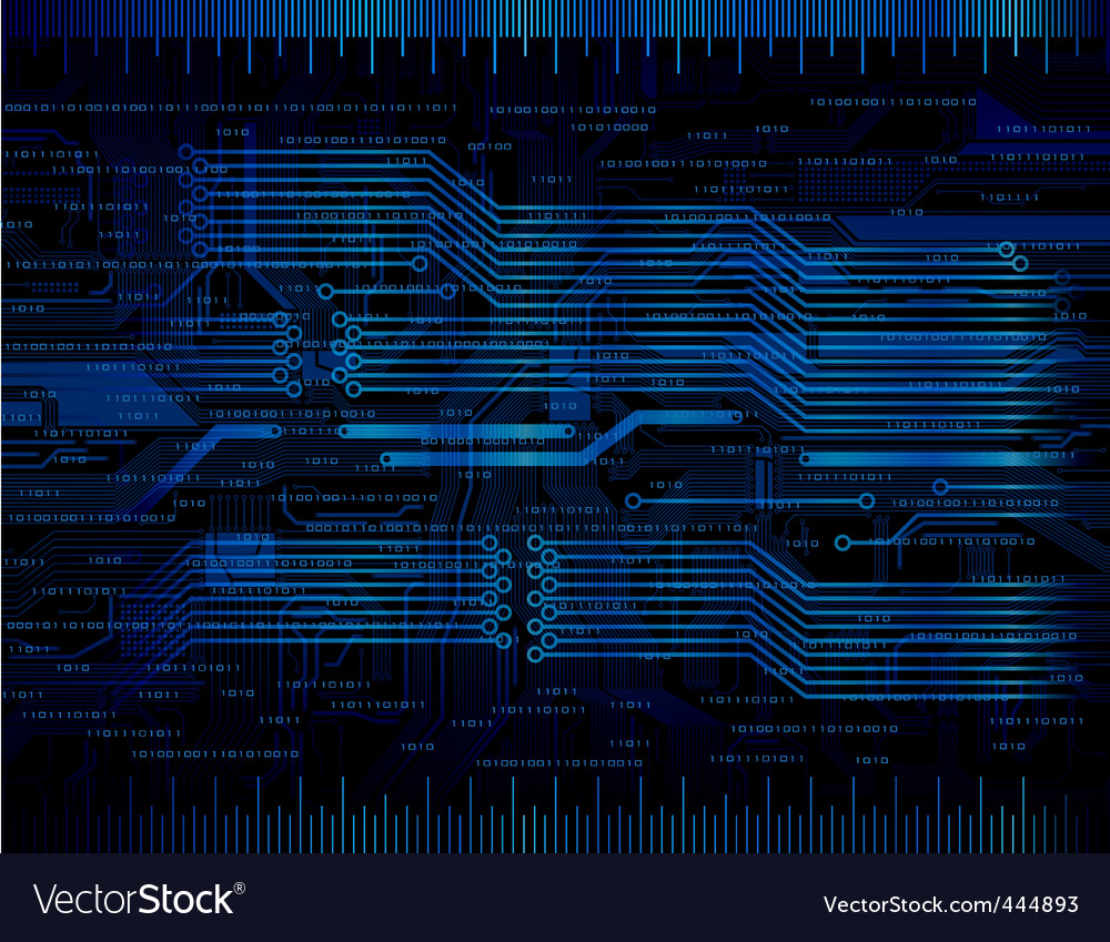 Abstract design technology theme background Vector Image