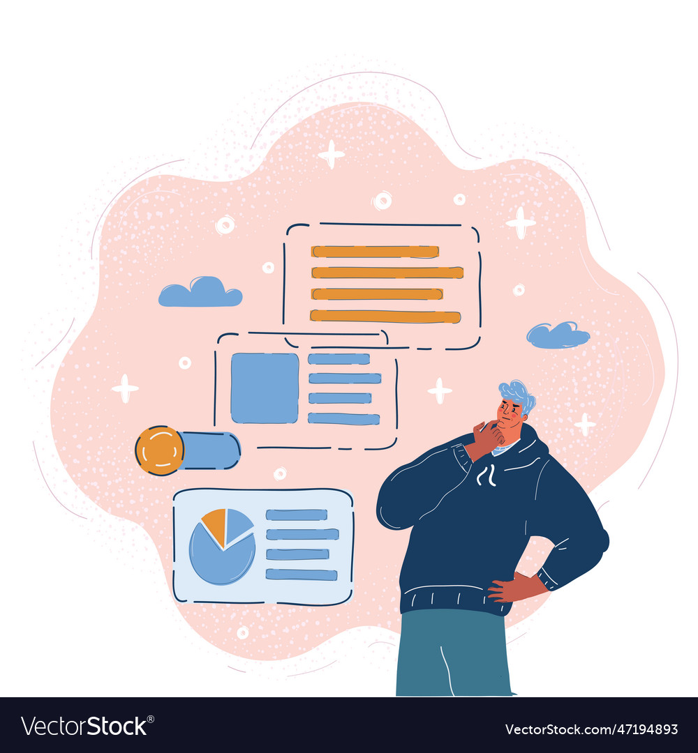 Solution developer Royalty Free Vector Image - VectorStock