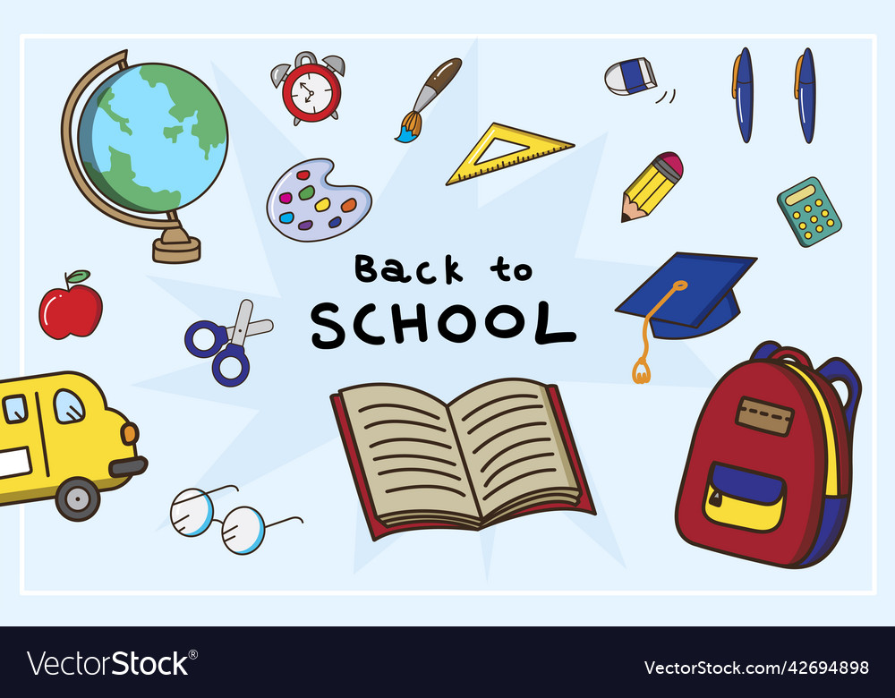 School element Royalty Free Vector Image - VectorStock