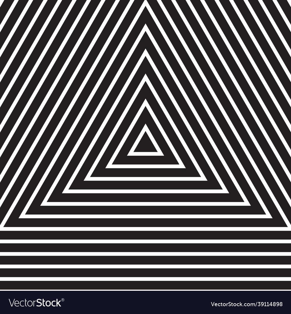 Triangle geometric pattern abstract line texture Vector Image
