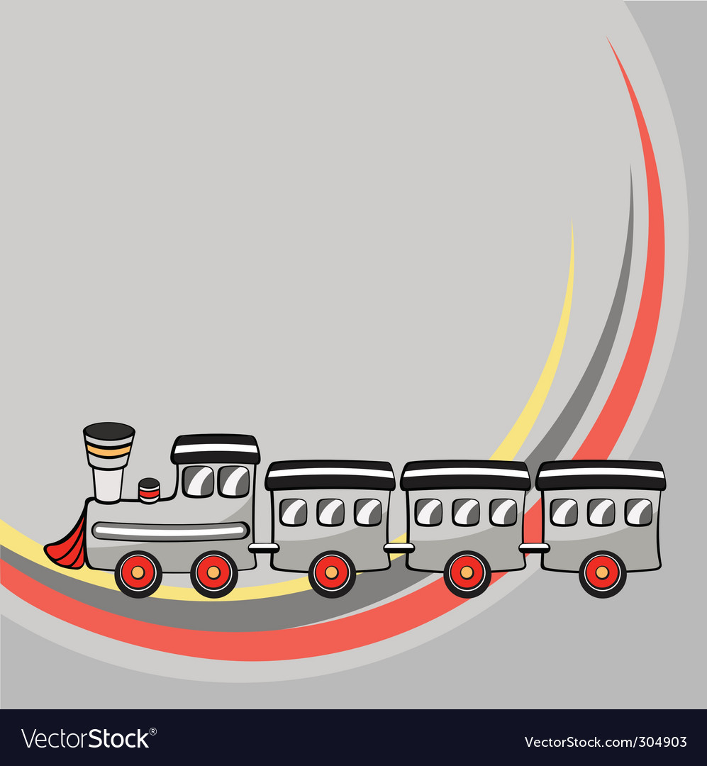 Cartoon train Royalty Free Vector Image - VectorStock