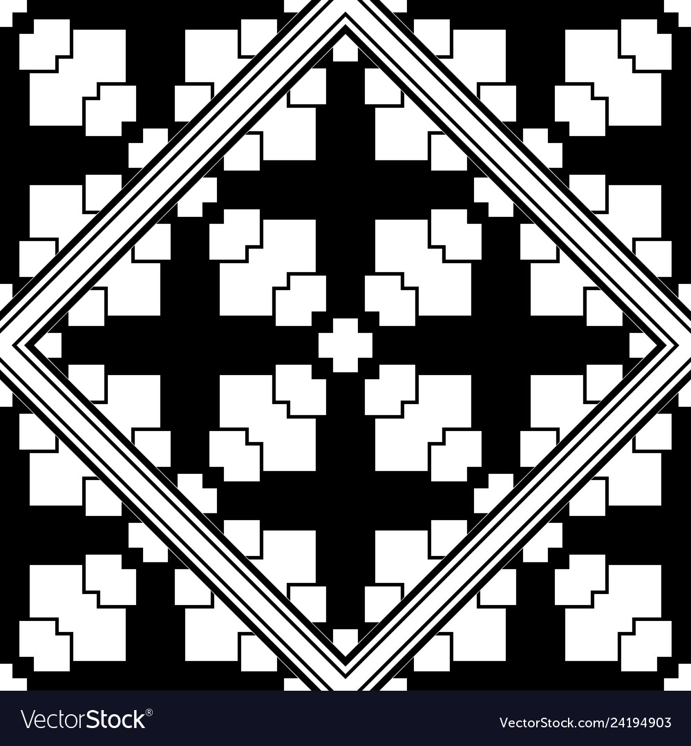 Modern tiles pattern Royalty Free Vector Image