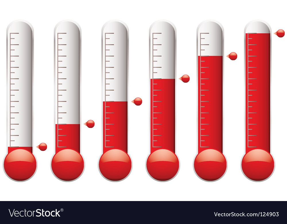 Mometer set Royalty Free Vector Image - VectorStock