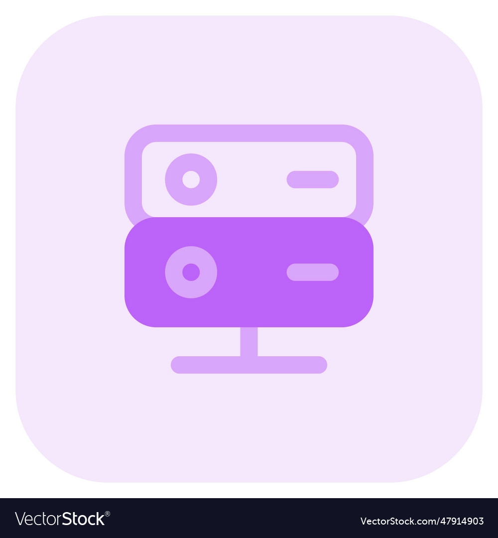 Multiple server for providing network services Vector Image