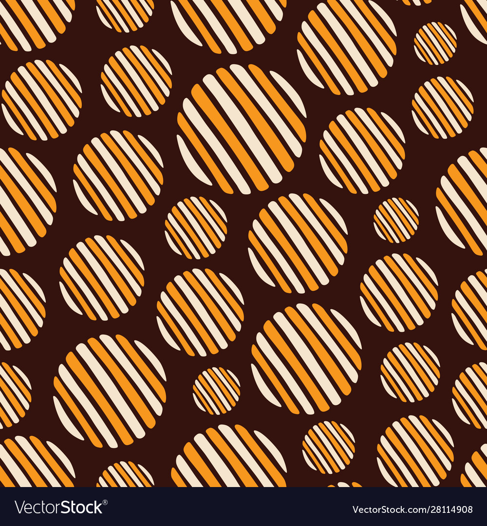 Abstract seamless pattern hand drawn striped Vector Image