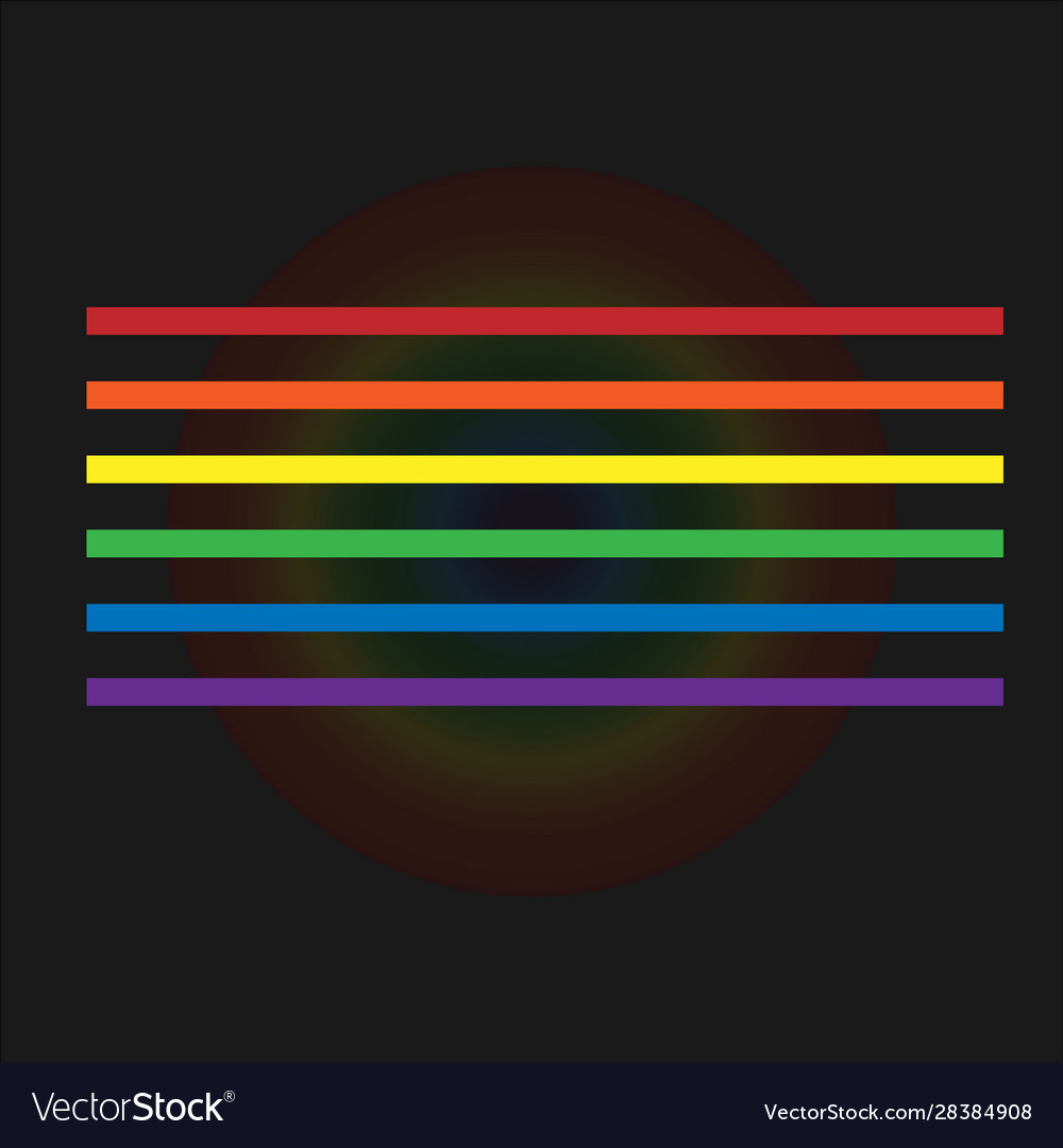 Lgbtq banner symbolism Royalty Free Vector Image