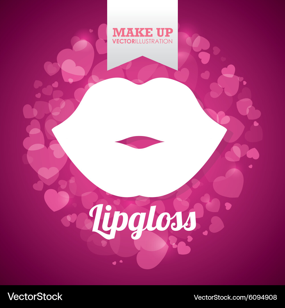 Make up design Royalty Free Vector Image - VectorStock