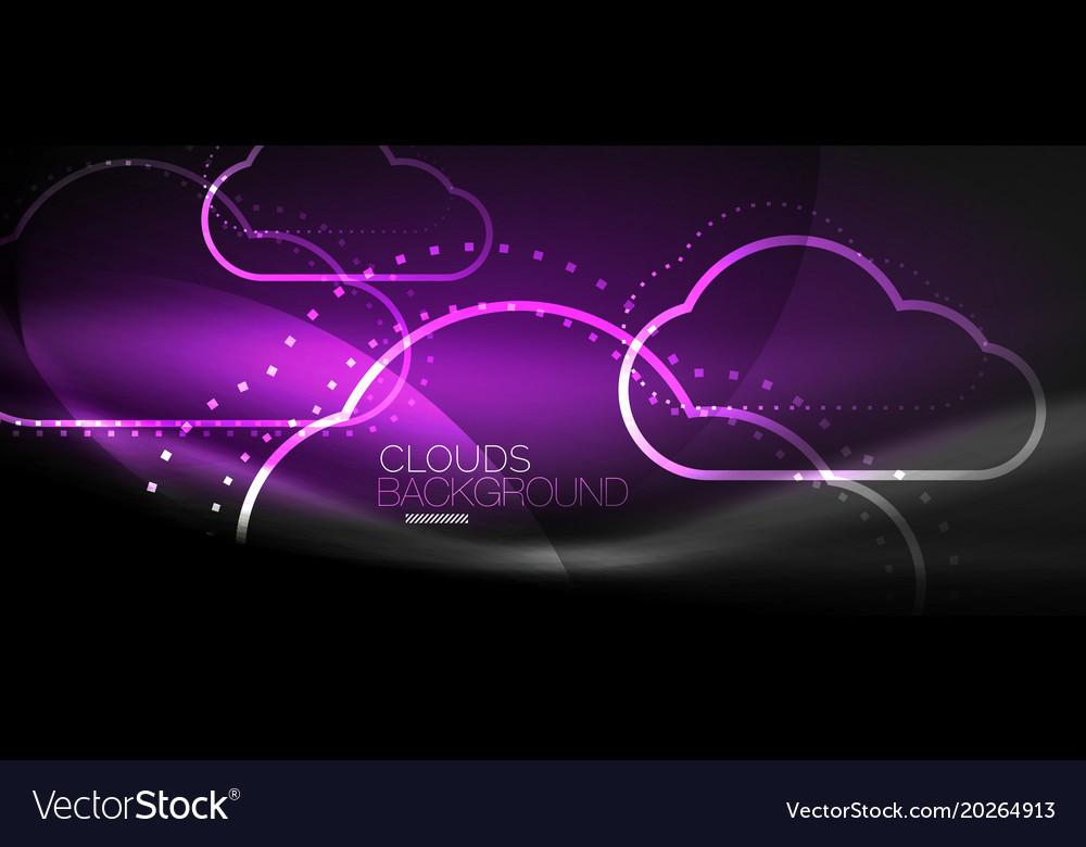 Cloud computing storage concept Royalty Free Vector Image
