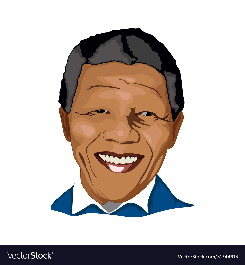 Nelson mandela Royalty Free Vector Image - VectorStock