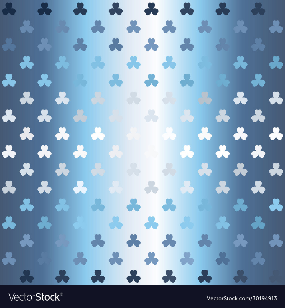 Striped shamrock pattern seamless background Vector Image