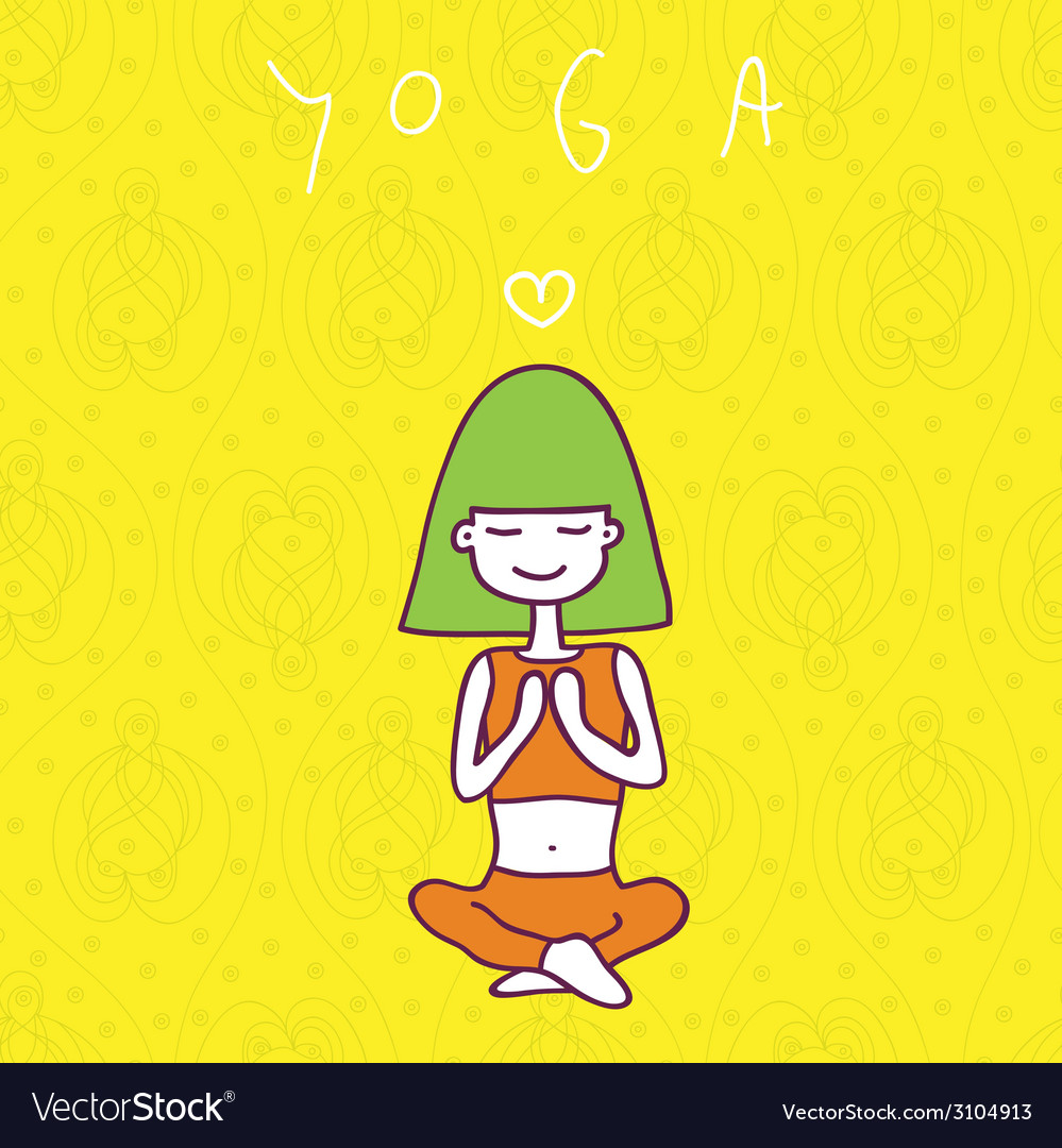 Yoga Royalty Free Vector Image - VectorStock