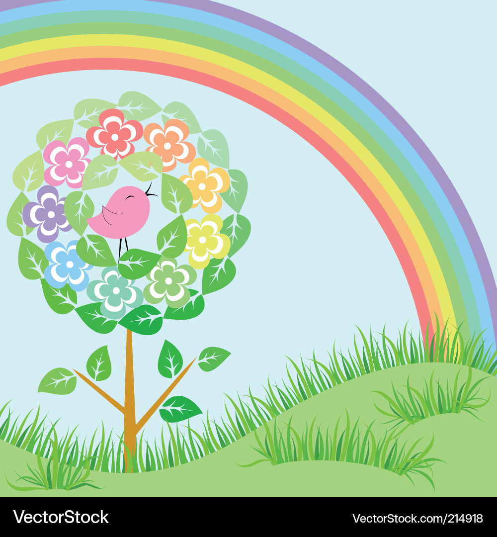 Illustration of a beautiful day Royalty Free Vector Image