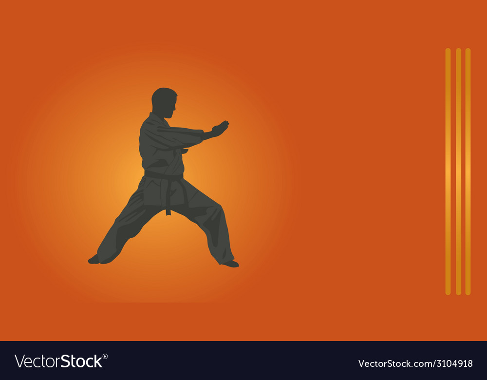 Karate Royalty Free Vector Image - VectorStock