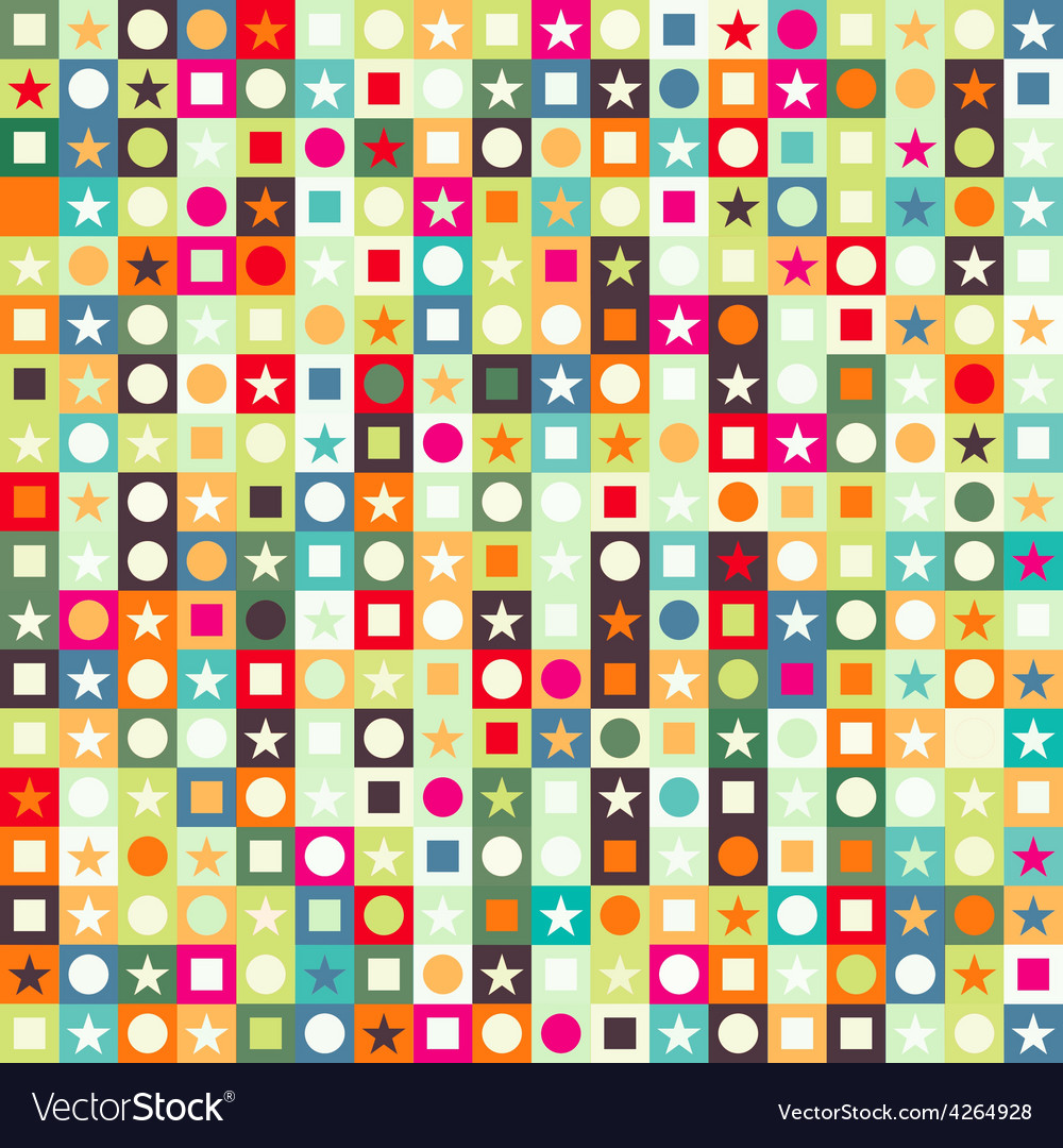 Colored signs seamless pattern Royalty Free Vector Image