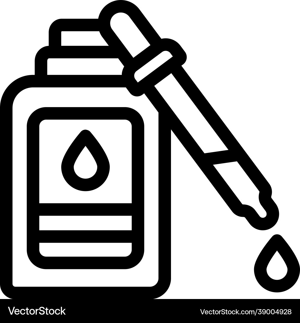 Dropper bottle Royalty Free Vector Image - VectorStock