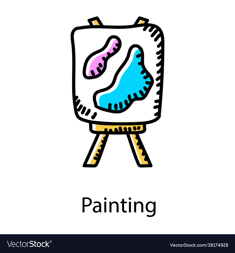 Painting Royalty Free Vector Image - VectorStock
