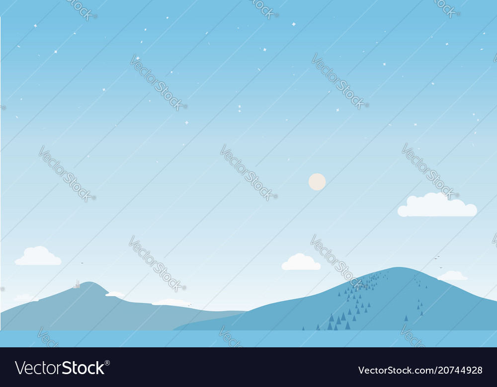 Sky background Royalty Free Vector Image - VectorStock
