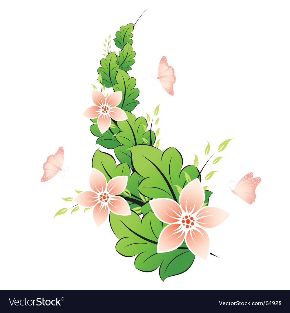 Spring flowers Royalty Free Vector Image - VectorStock