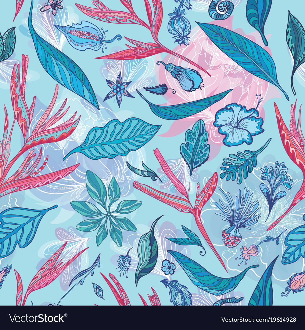 Tropical pattern Royalty Free Vector Image - VectorStock