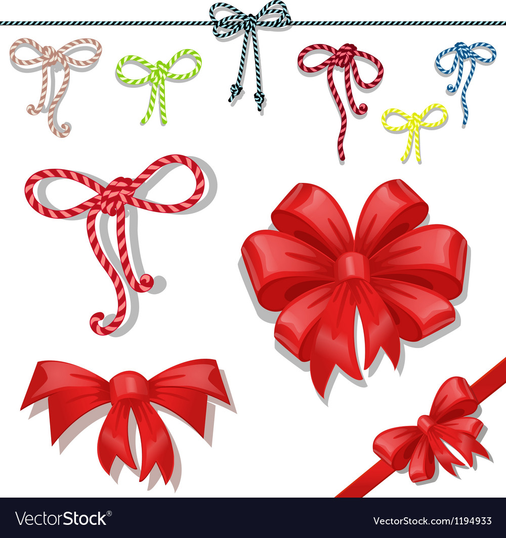 Bow Royalty Free Vector Image - VectorStock