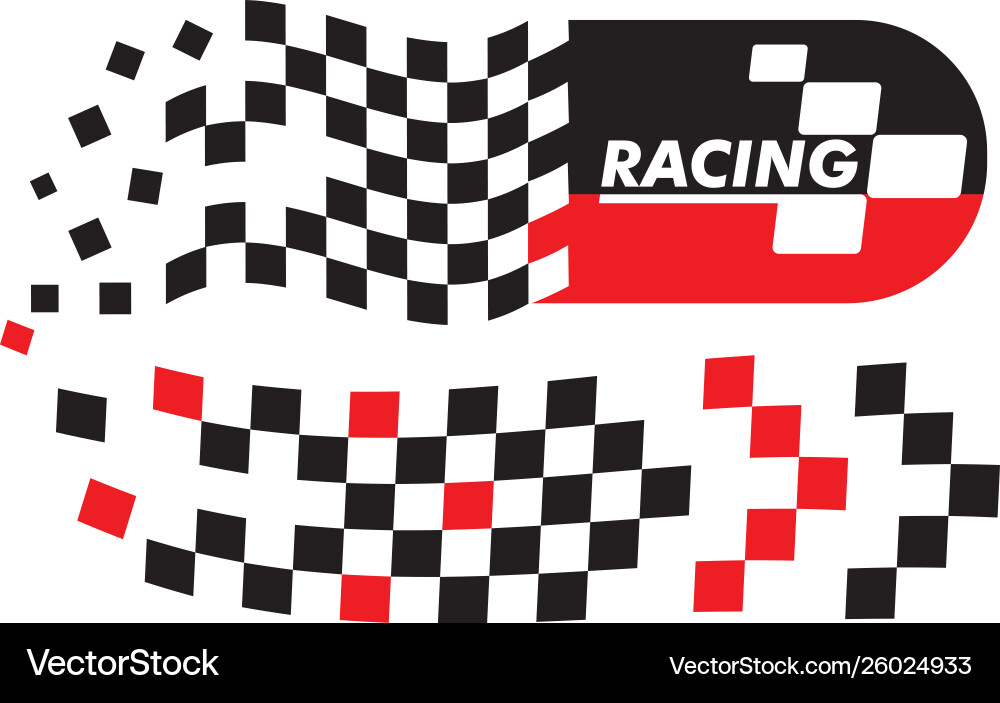 Faster logo icon automotive racing concept Vector Image