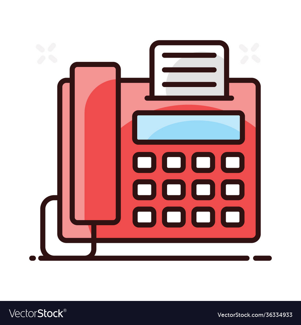 Fax Royalty Free Vector Image - VectorStock