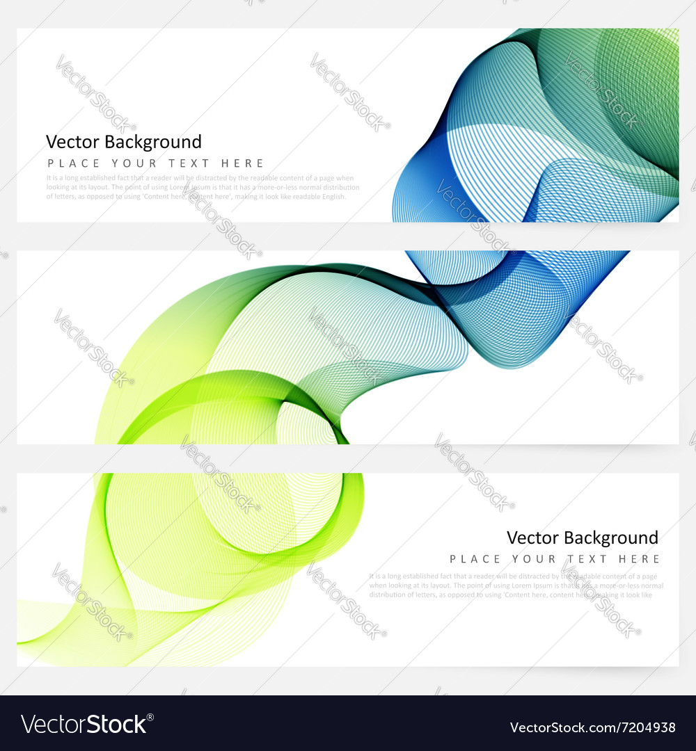 Abstract template banner Royalty Free Vector Image