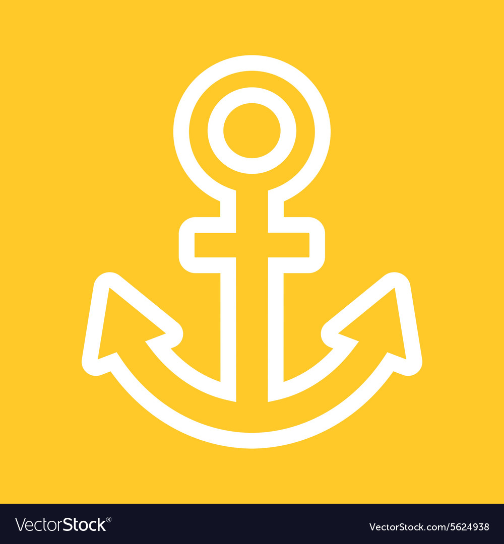 Anchor Royalty Free Vector Image - VectorStock