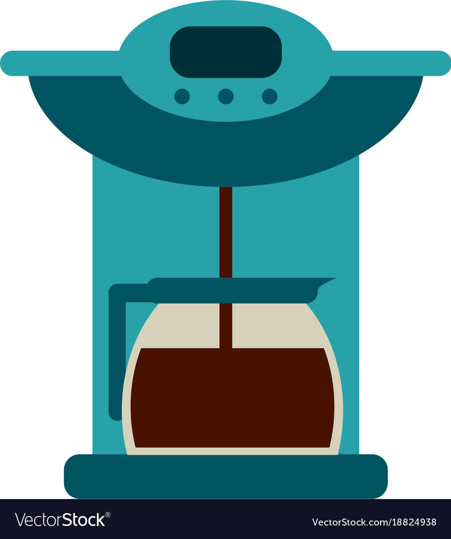 Coffee maker machine Royalty Free Vector Image